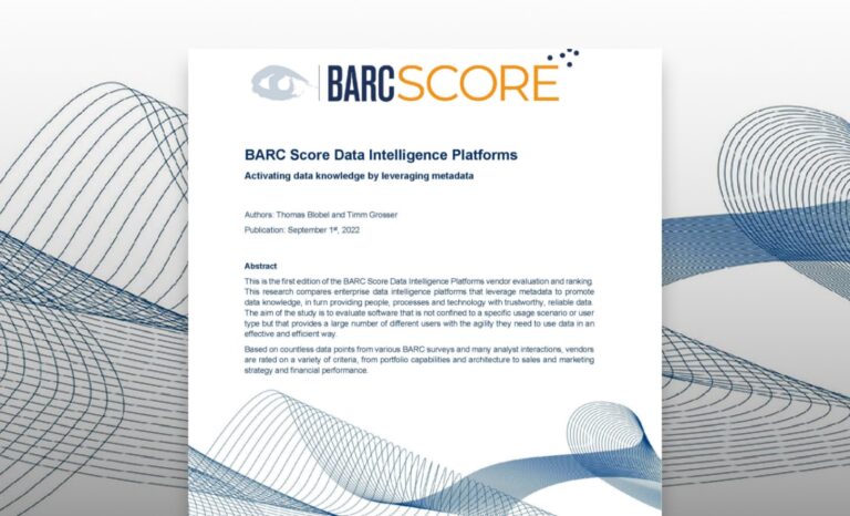 Collibra is a Market Leader in first-ever BARC Data Intelligence ...
